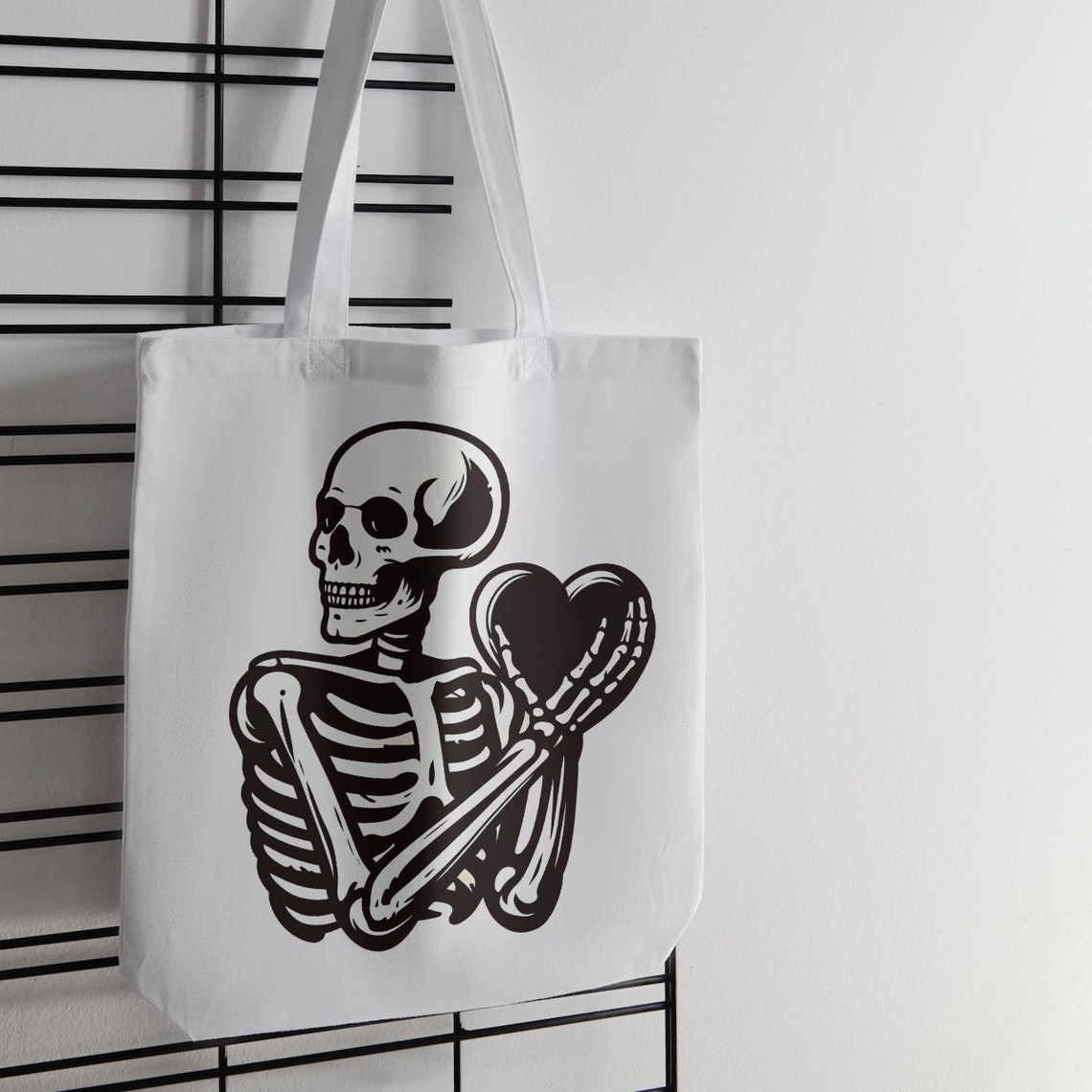 Skeleton Holding a Heart Png-svg Print File Digital Download - Etsy