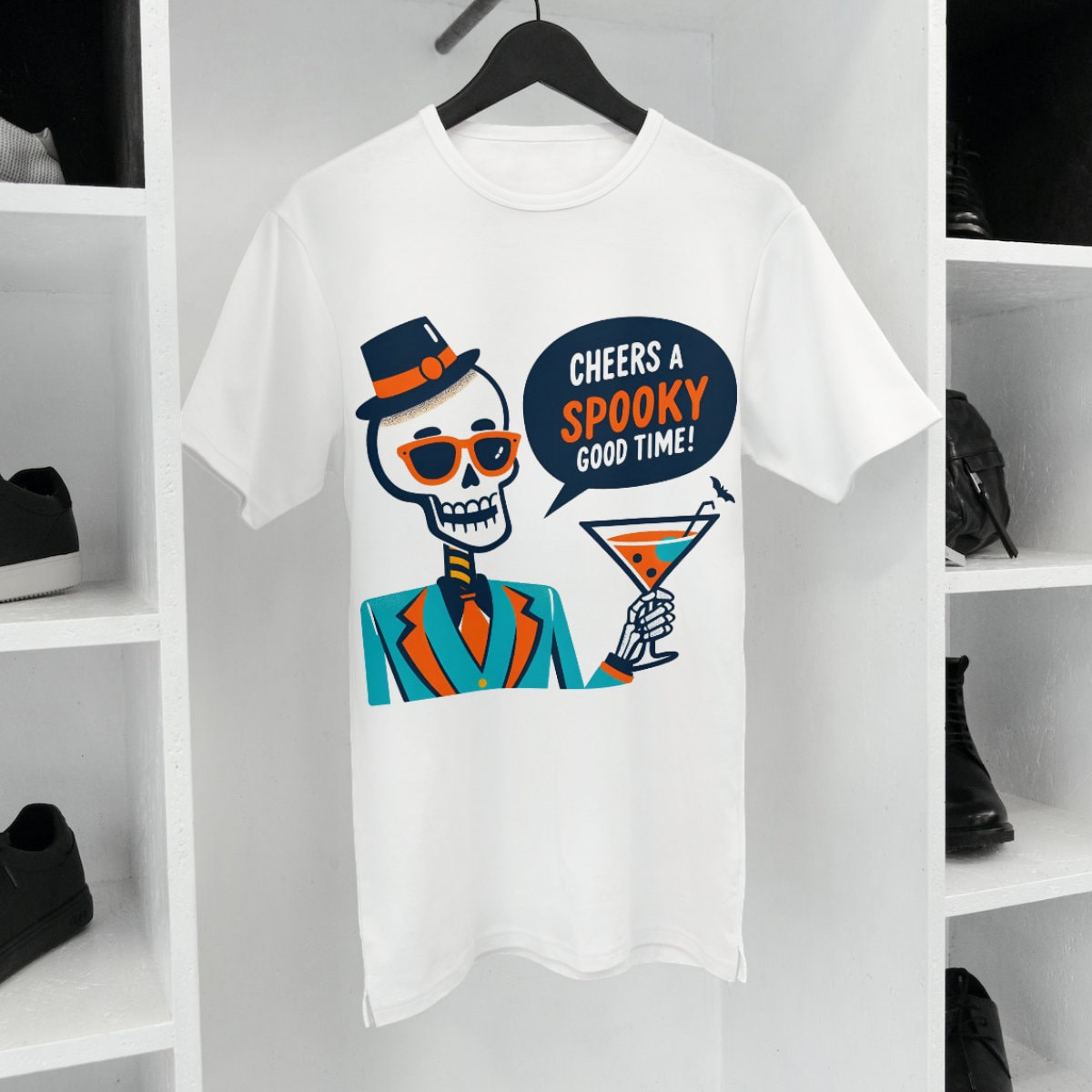 Funny Skeleton Svg-png Digital Download, Cheers a Spooky Good Time ...