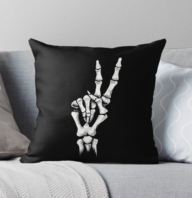 Skeleton Peace Sign Svg-png Download - Etsy