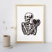 Skeleton Holding a Heart Png-svg Print File Digital Download - Etsy