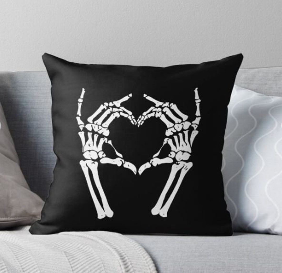 Skeleton Hand Heart Sign Svg-png Download - Etsy