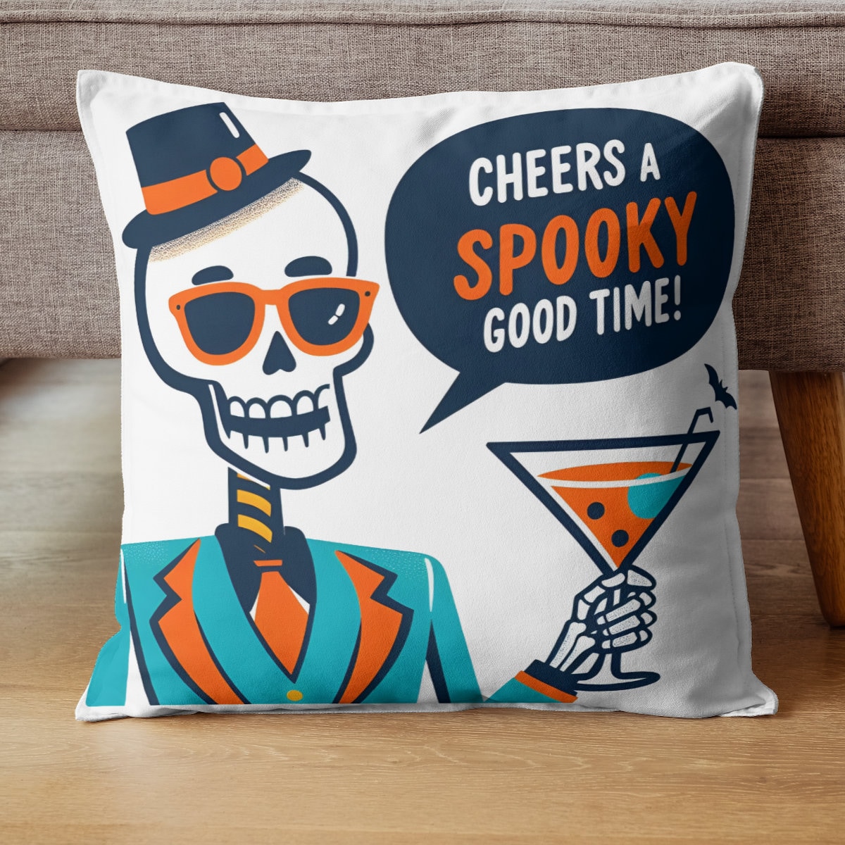 Funny Skeleton Svg-png Digital Download, Cheers a Spooky Good Time ...