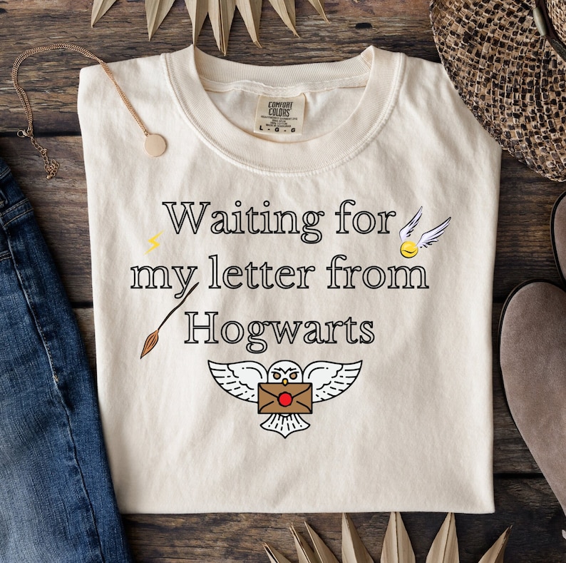 Waiting Letter From Hogwarts PNG, SVG, T-shirt, Hoodie, Cup, Bag - Etsy