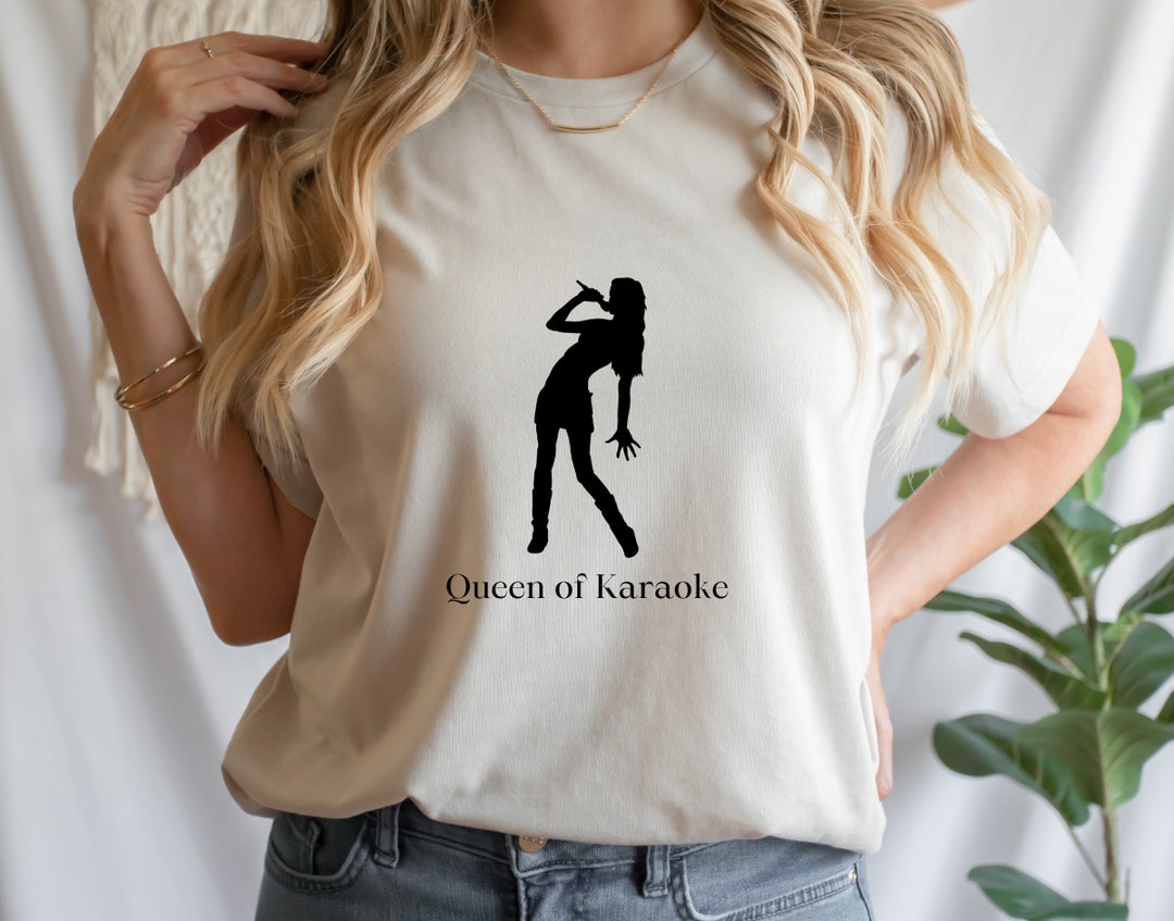 Queen of Karaoke SVG, PNG Digital Design - Etsy