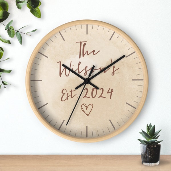 Custom Wall Clock - Etsy