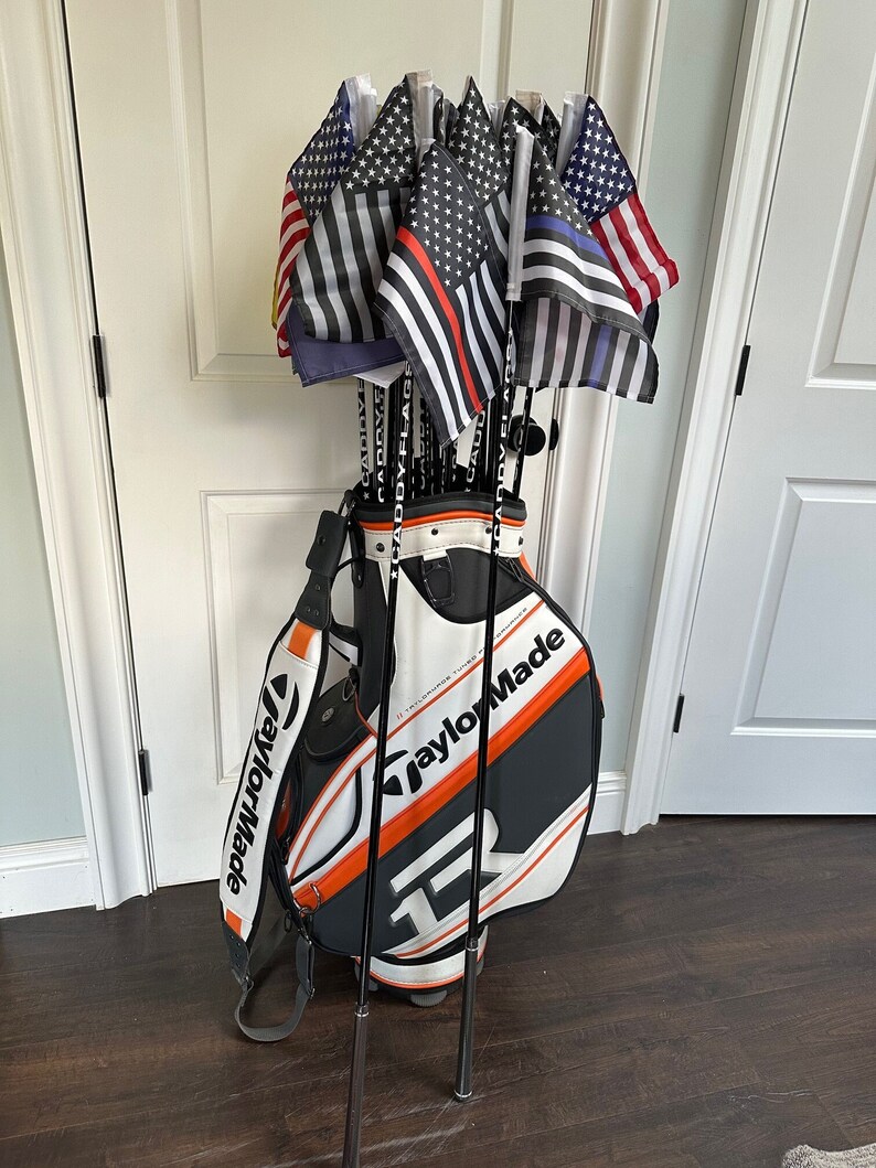 Caddy Flags - Golf Bag Flag - Golf Gift - American Flag - Etsy