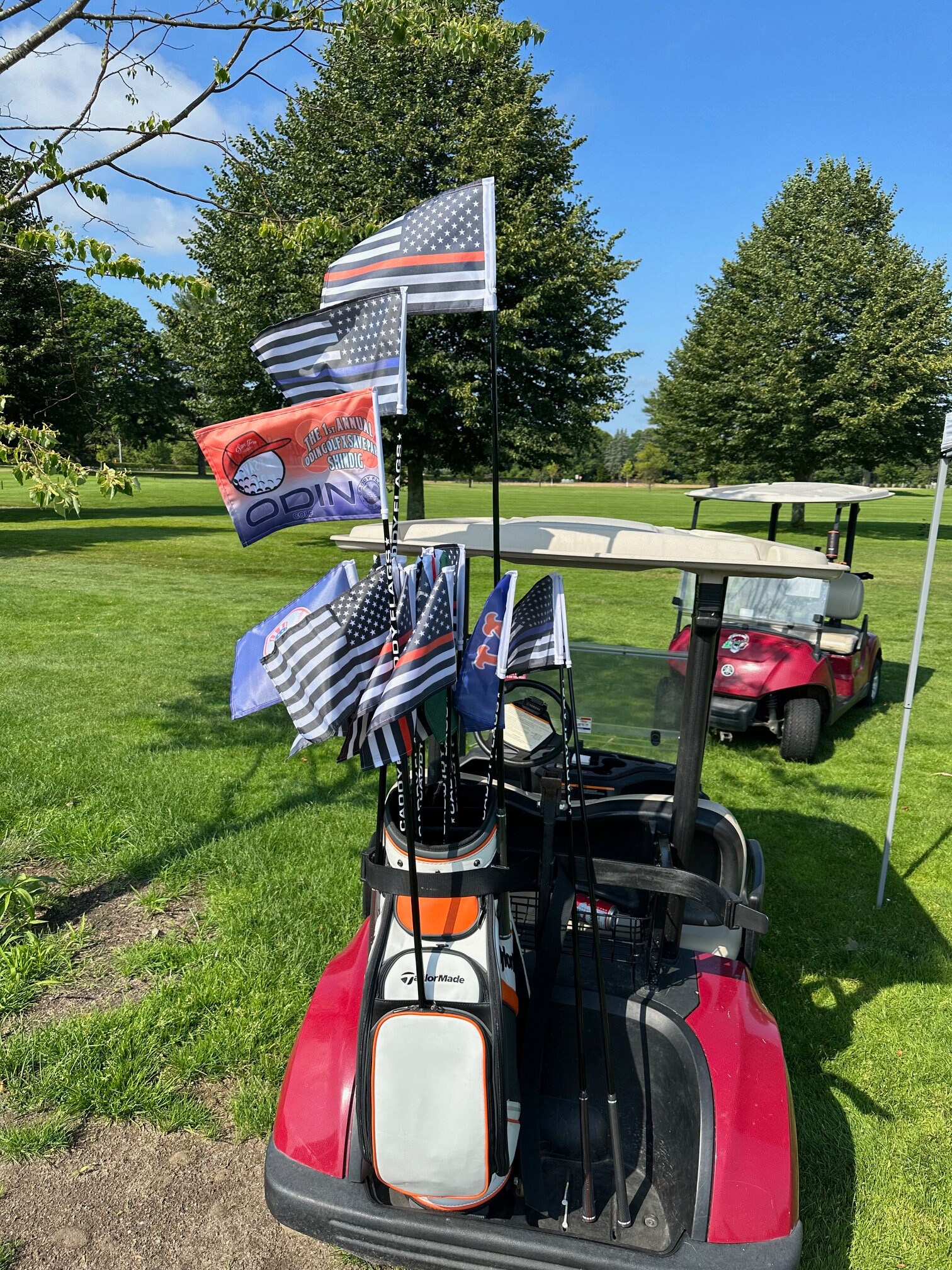 Caddy Flags - Golf Bag Flag - Golf Gift - American Flag - Etsy