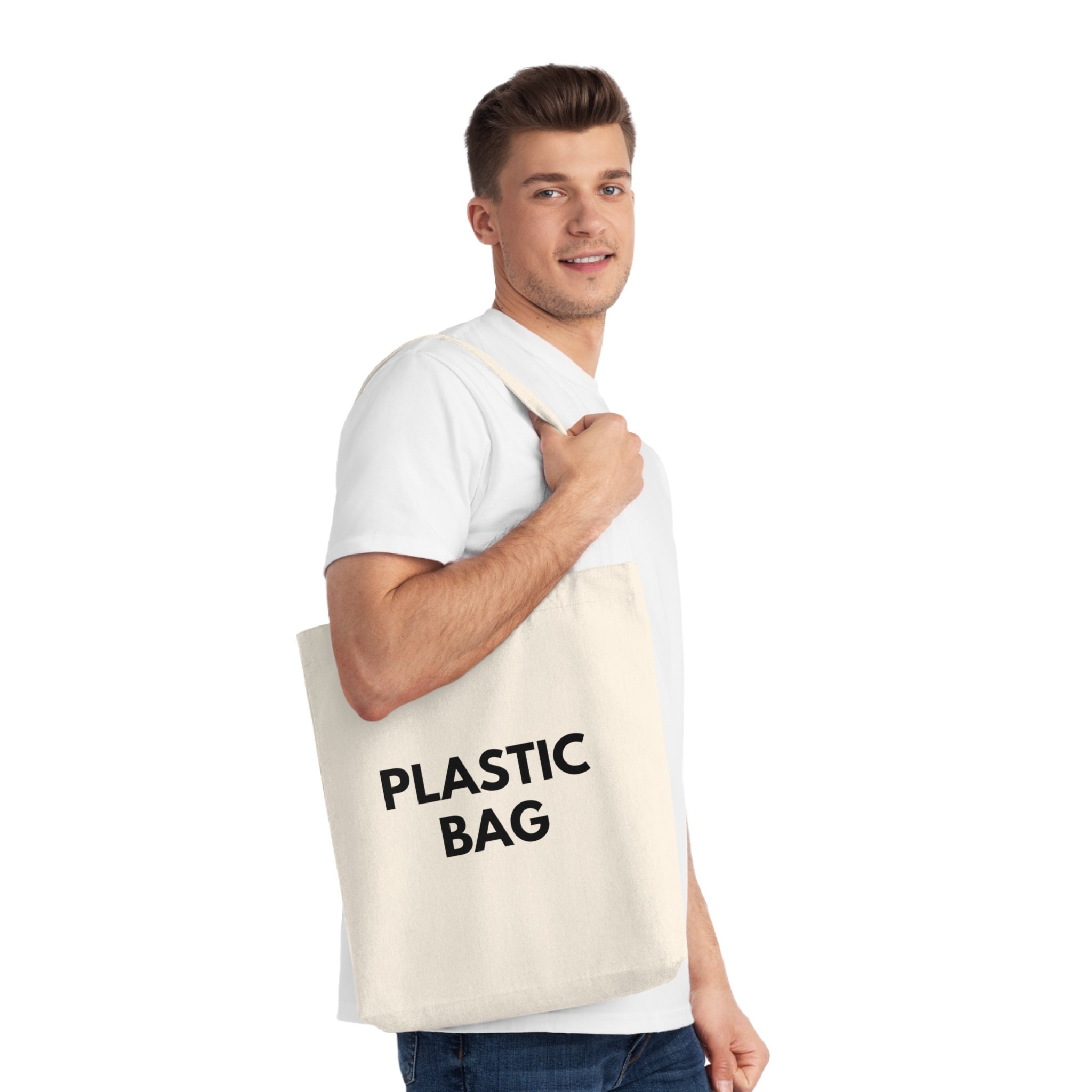 Plastic Woven Tote Bag Original Multi Pocket Canvas Shoulder - Etsy