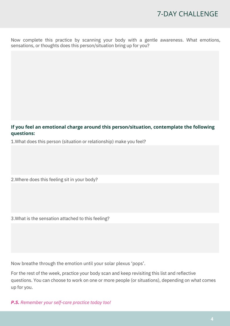 7-day Wellness Challenge - Etsy