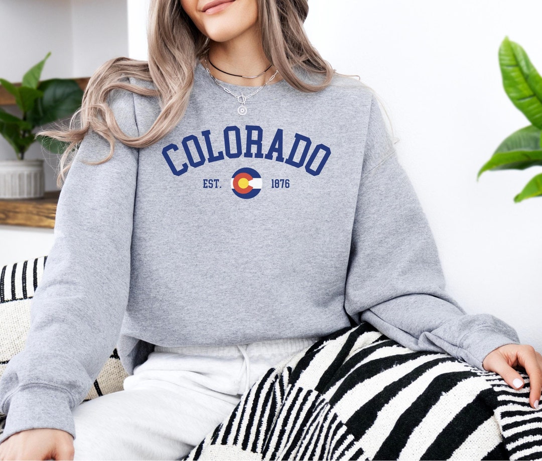 Colorado Sweatshirt, Vacation Sweatshirt, Oversized Trendy Sweater ...