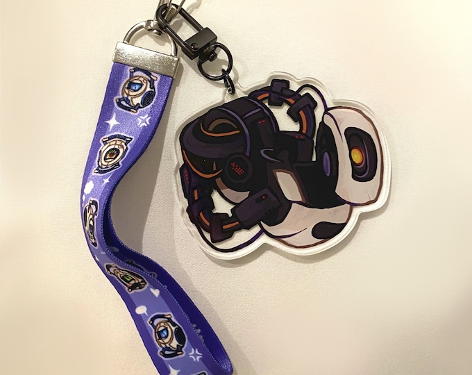 Portal 2 Glados/cores Acrylic Lanyard Charm - Etsy