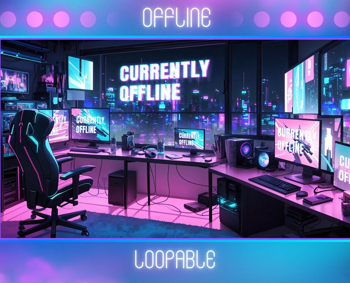 Animated Background, Twitch Stream Screens, Twitch Loading Screens ...