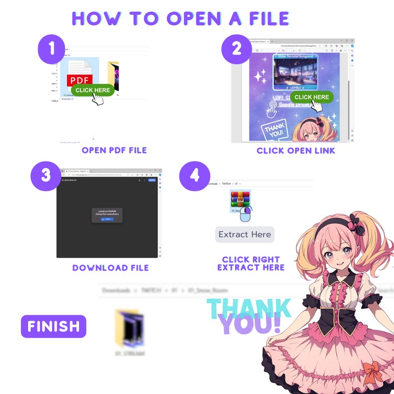 Twitch Stream - Vtuber Animation Background - Desk - Gamer Chair ...