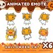 Animated Halloween Pumpkin Cat Emotes – Twitch Stream (GIF X6) - Etsy