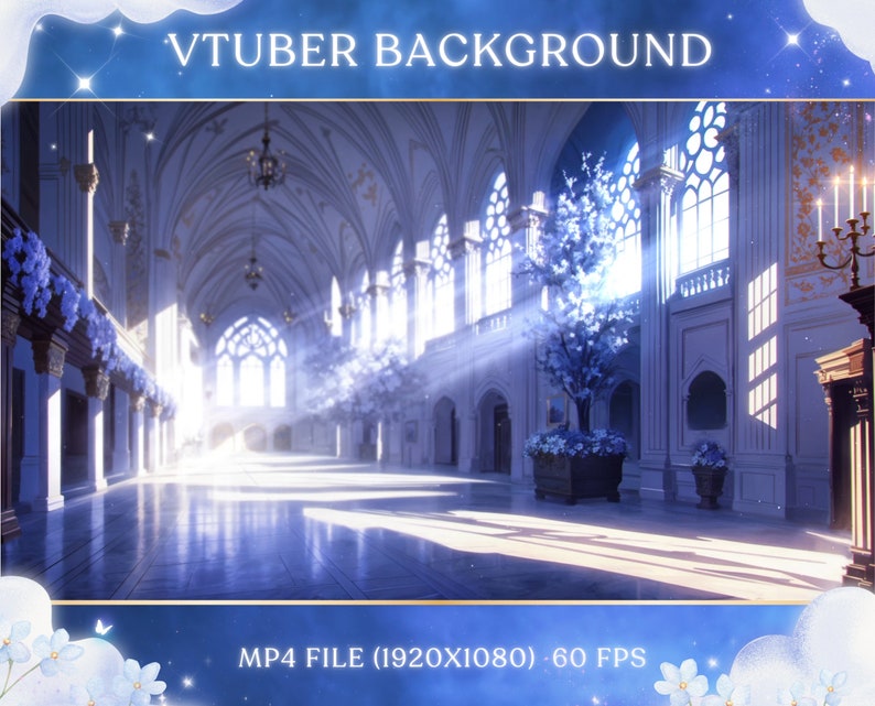 Twitch Stream - Vtuber Animation Background - Desk - Gamer Chair ...