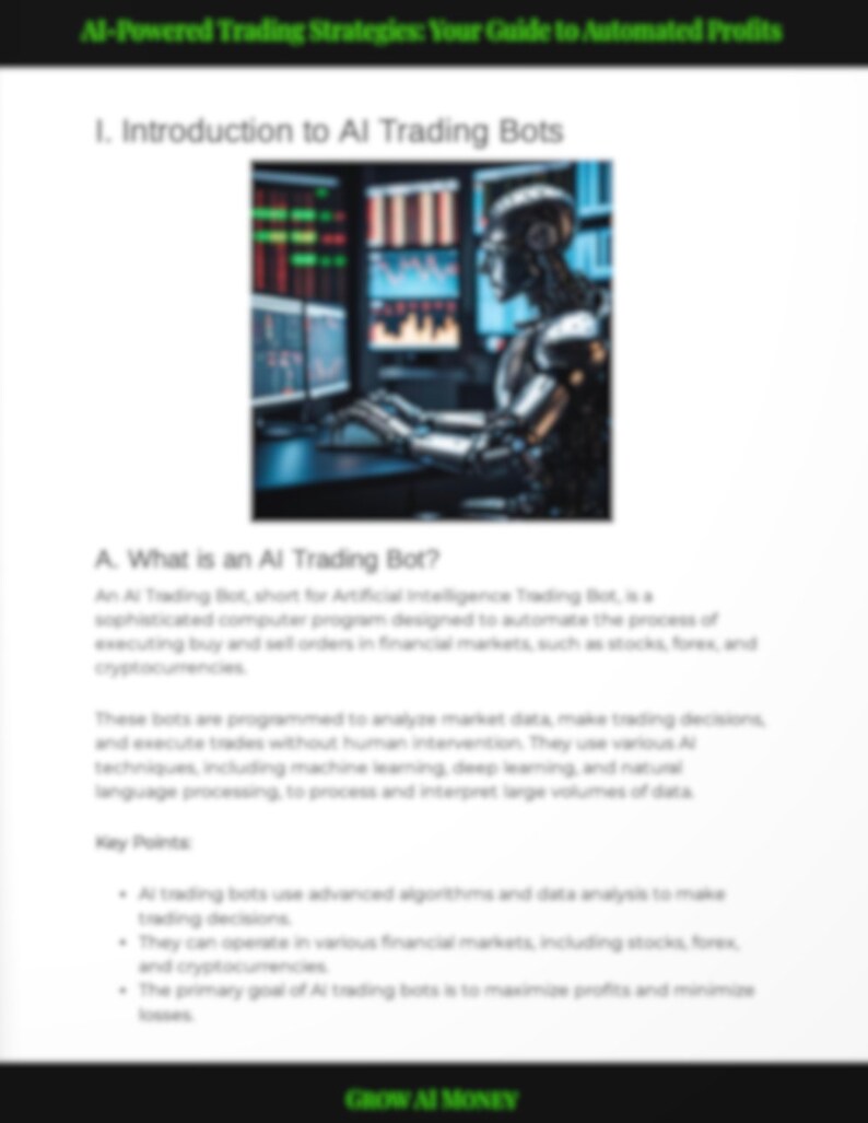 Ai-powered Trading Strategies: Your Guide to Automated Profits - Etsy