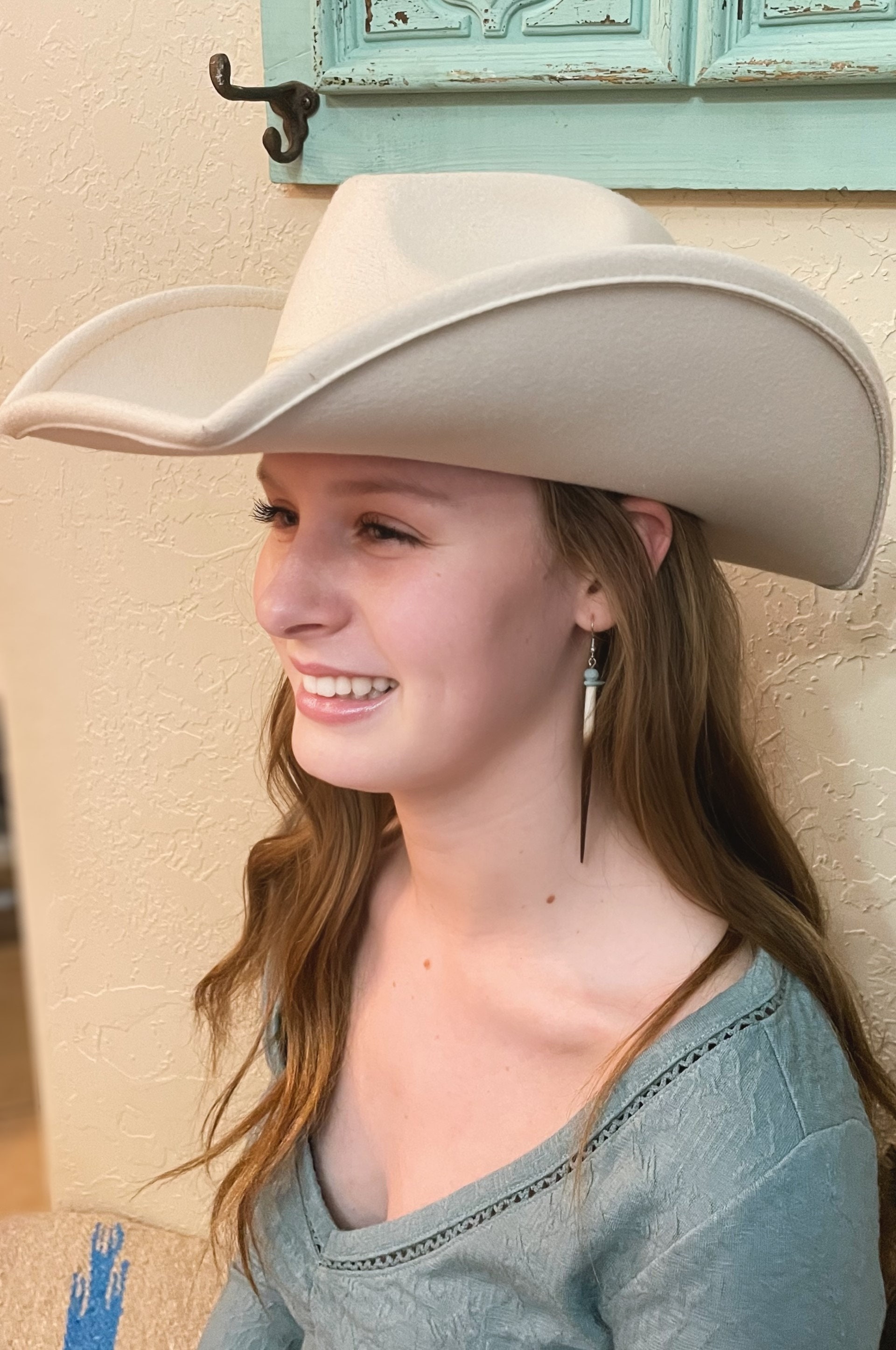 Beaded Quill Drop Earring - Etsy