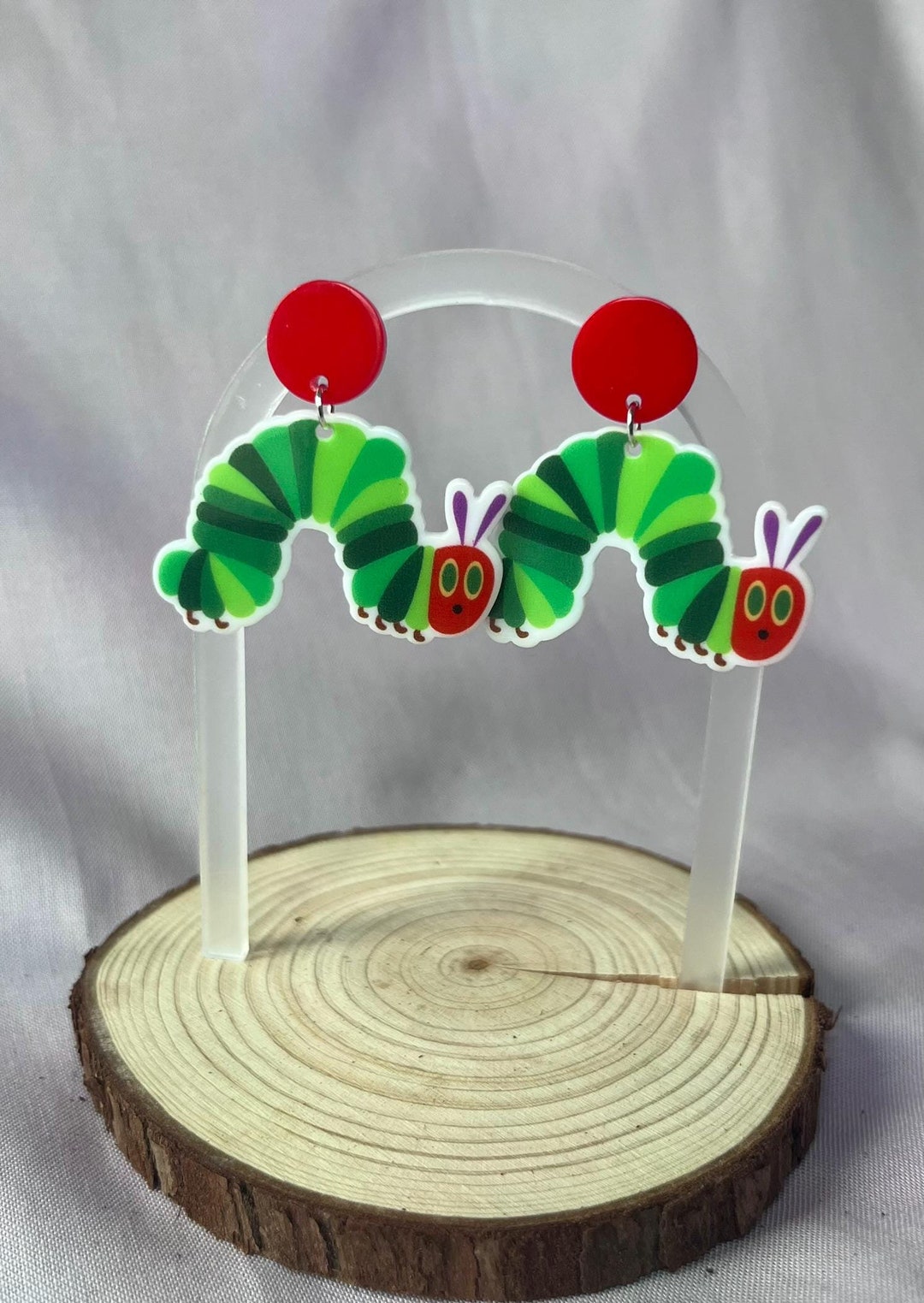 The Very Hungry Caterpillar Earrings, Teacher Earrings, Teacher ...