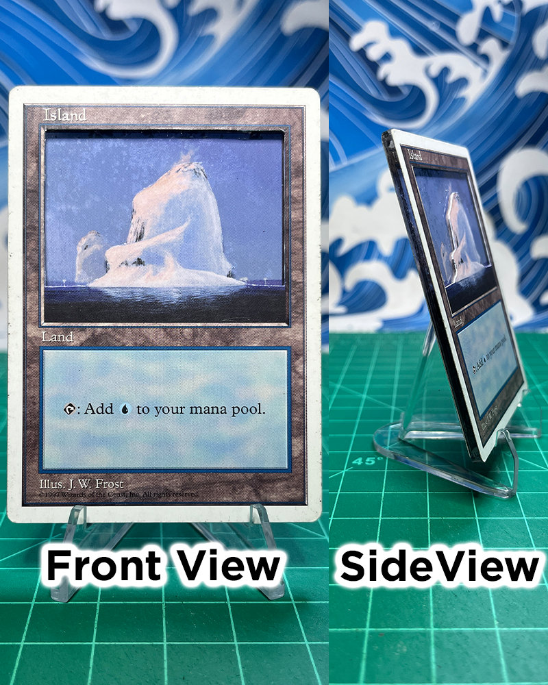 MTG 3D Basic White Border Land Cards Magic the Gathering Gifts for All ...