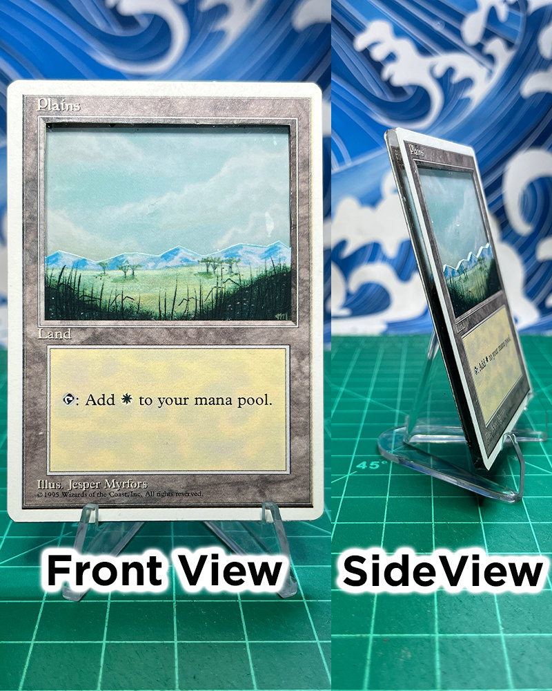 MTG 3D Basic White Border Land Cards Magic the Gathering Gifts for All ...