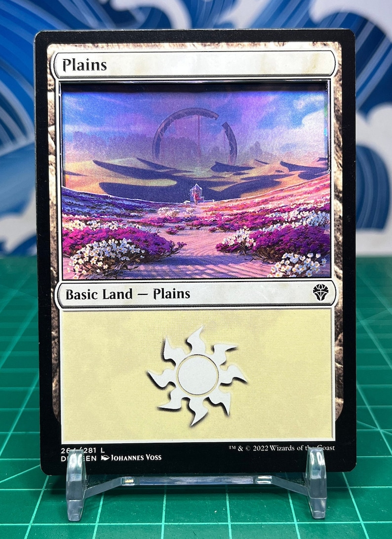 MTG 3D Basic Land Cards Magic the Gathering Gifts for All Ages - Etsy