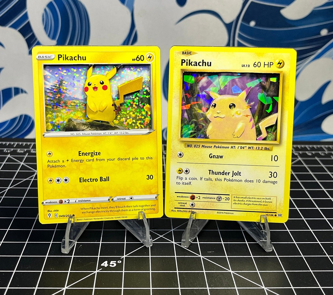 Pikachu Pokémon 3D Cards Pokemon Gifts for All Ages Pokemon Trading ...