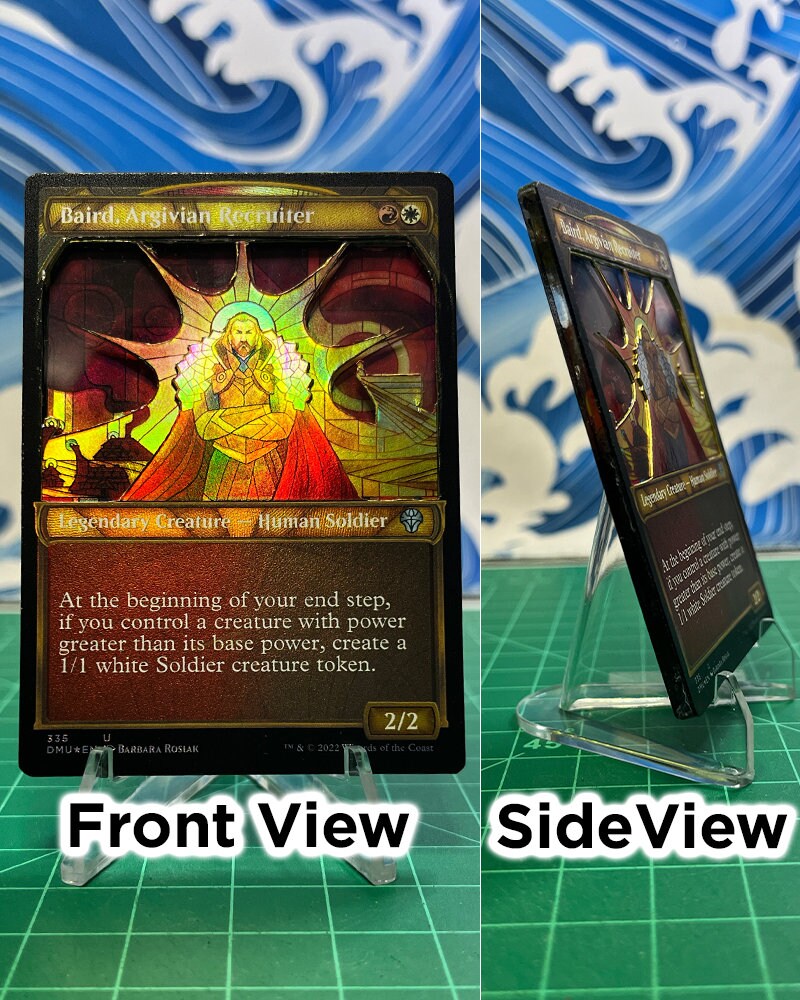 MTG 3D Legendary Creature Cards Dominaria United Stained Glass Magic the Gathering Gifts for All ...