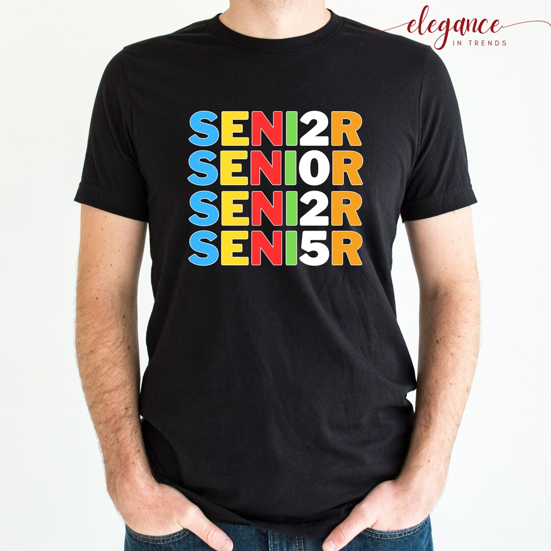 Senior 2025 Colorful Student T-shirt, High School College Students ...