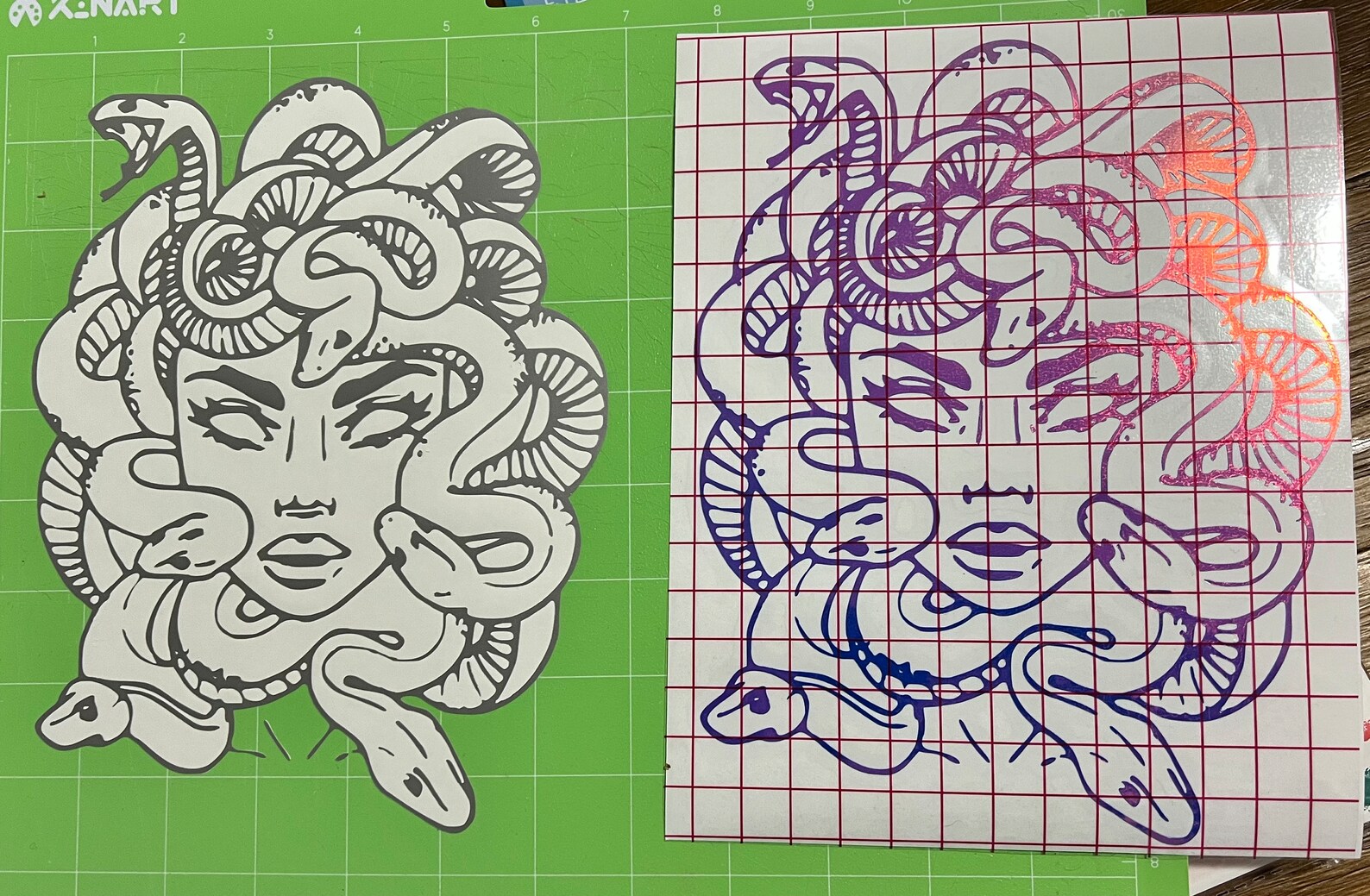 Medusa Vinyl Car Decal - Etsy
