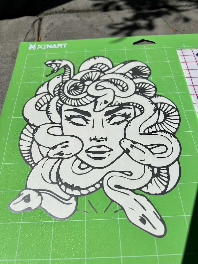 Medusa Vinyl Car Decal - Etsy