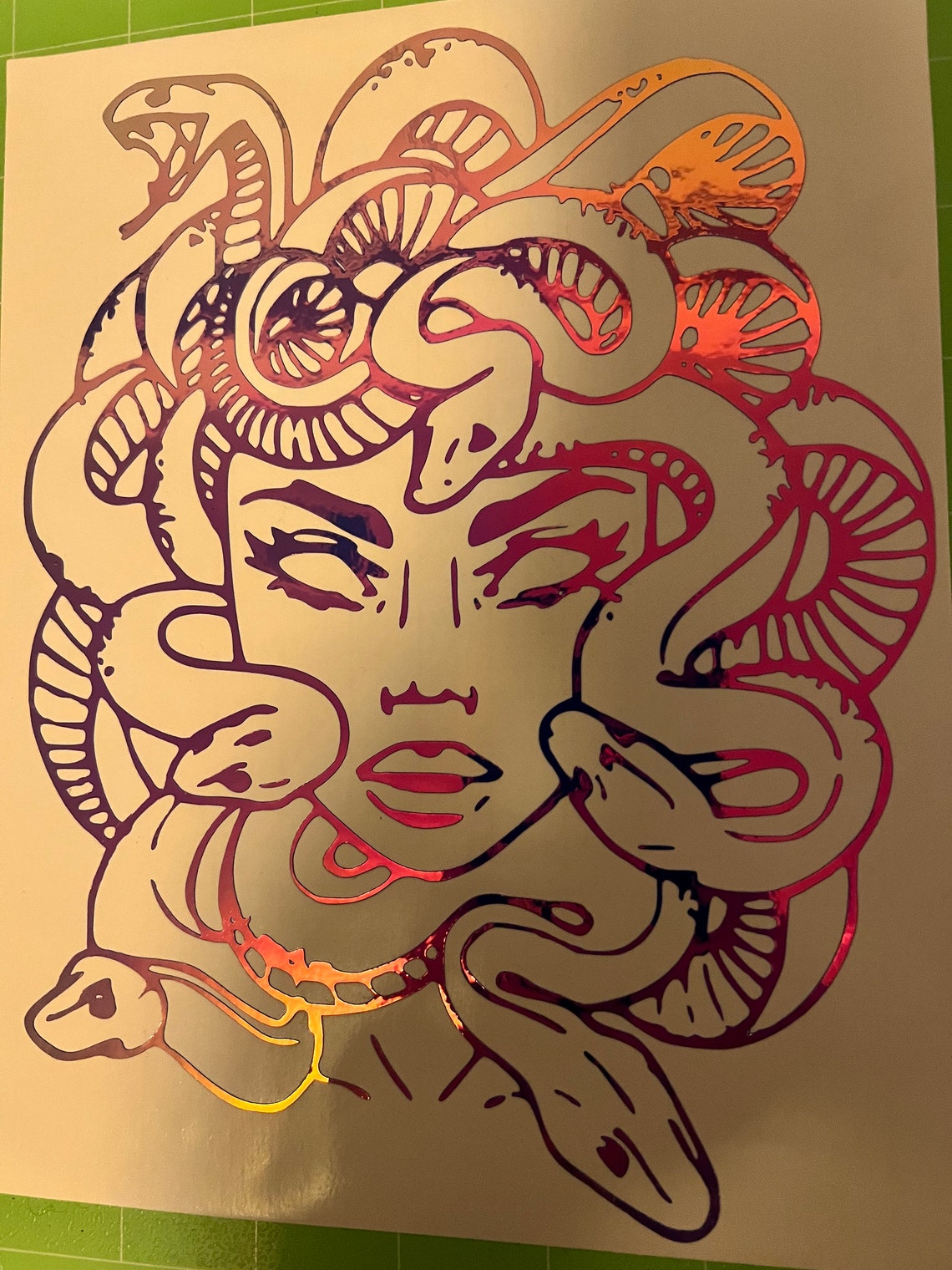 Medusa Vinyl Car Decal - Etsy