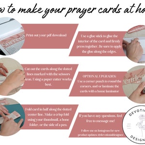 Printable Surrender Novena Prayer Card Set, Pink, Floral, 12 Cards ...