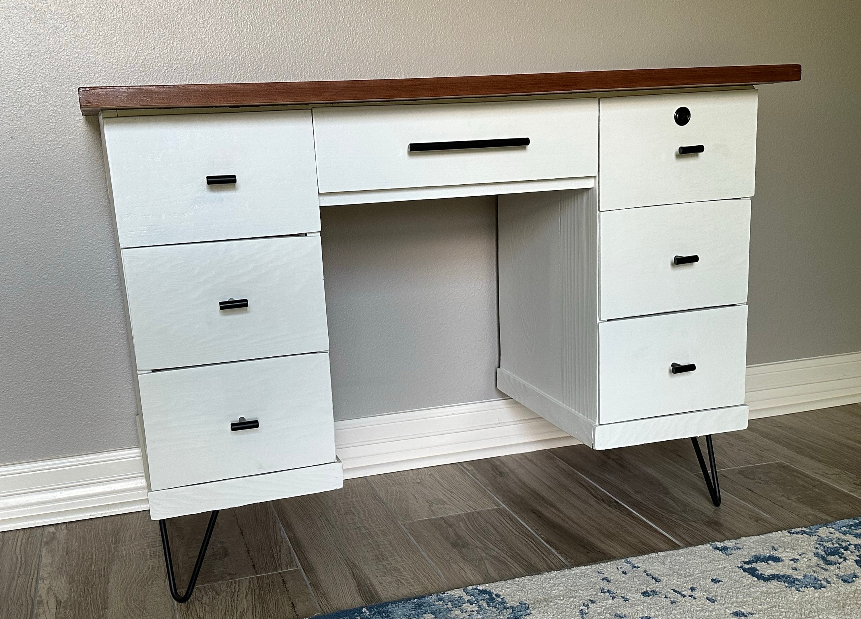 Refurbished Vintage Desk - Etsy
