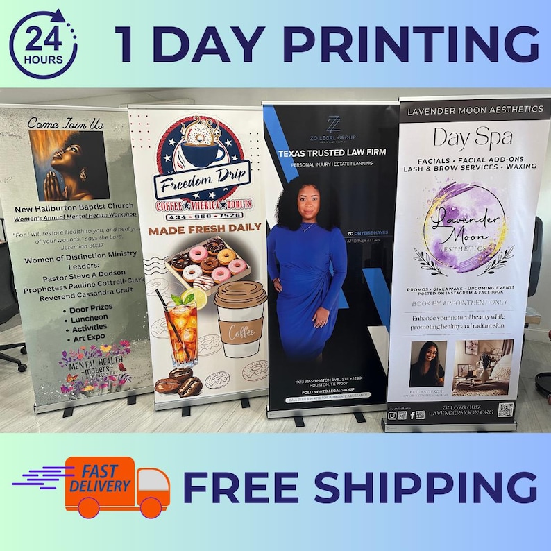 Custom Retractable Banner, Roll up Banner, Pop up Banner Stand ...