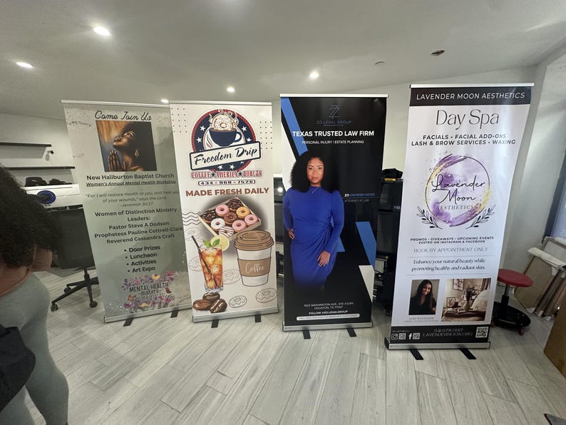 Custom Retractable Banner, Roll up Banner, Pop up Banner Stand ...