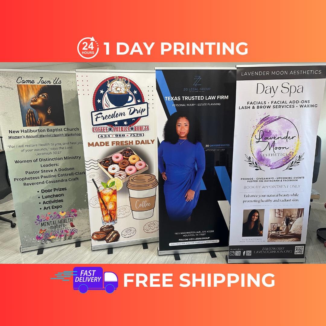 Custom Retractable Banner, Roll up Banner, Pop up Banner Stand ...