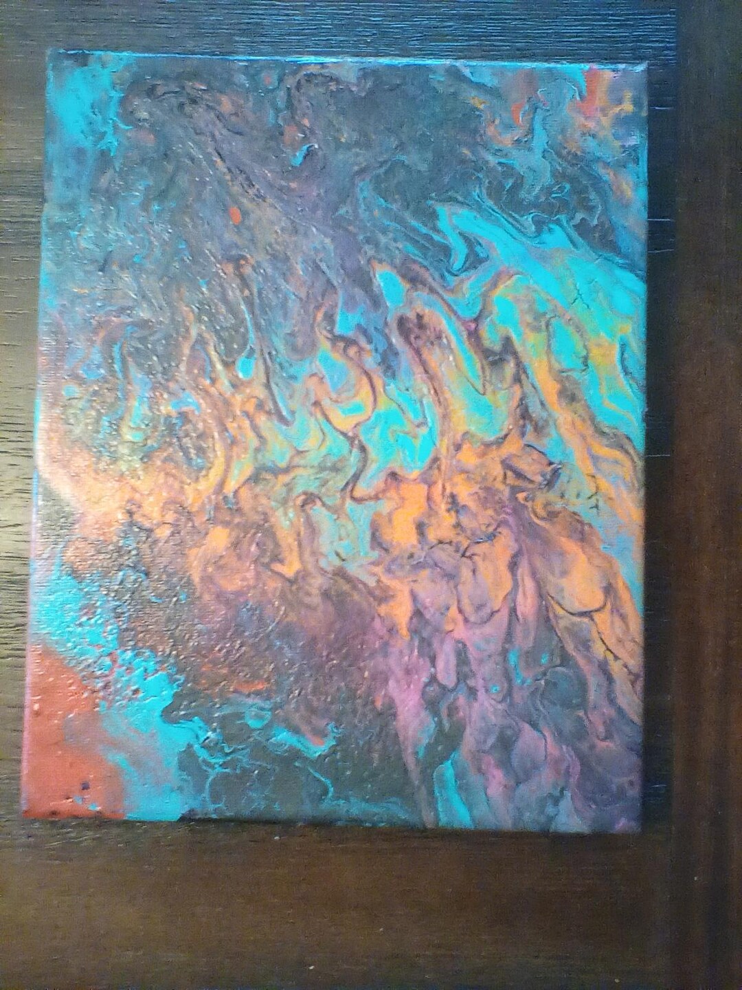 Flames -acrylic Abstract Painting - Etsy