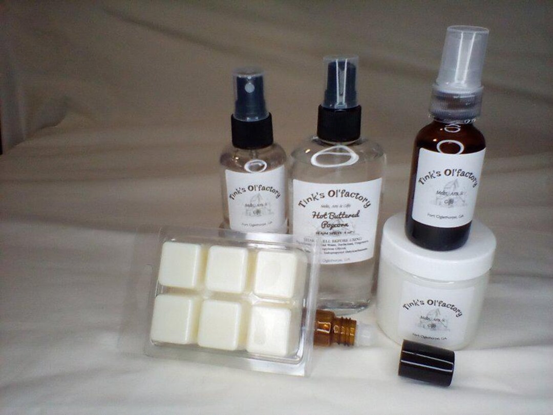 Hot Buttered Popcorn Perfume, Body Mist, Body Oil, Lotion, Room Spray ...