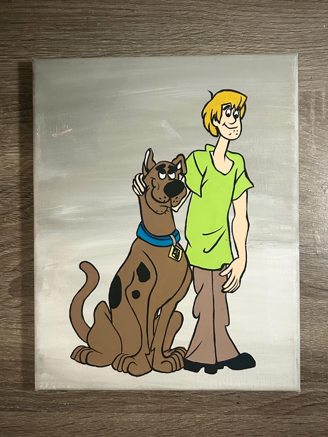 Scooby Doo Wall Decor, 8x10” Hand Painted Canvas Art - Etsy