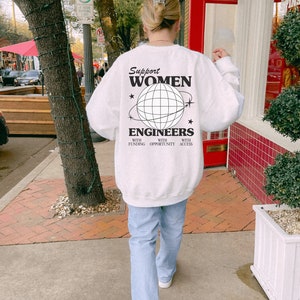 Engineer Crewneck, Women in STEM Shirt, Engineering Shirt, Baddies in ...