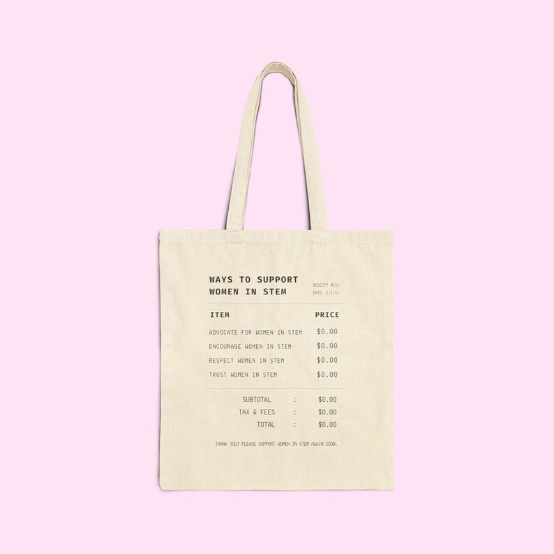 Women in STEM Tote Bag, Science Teacher Gift, Engineer Gift Idea ...