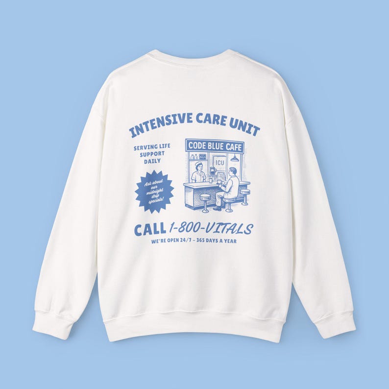 Intensive Care Unit Sweatshirt, ICU Nurse Crewneck, Critical Care T ...