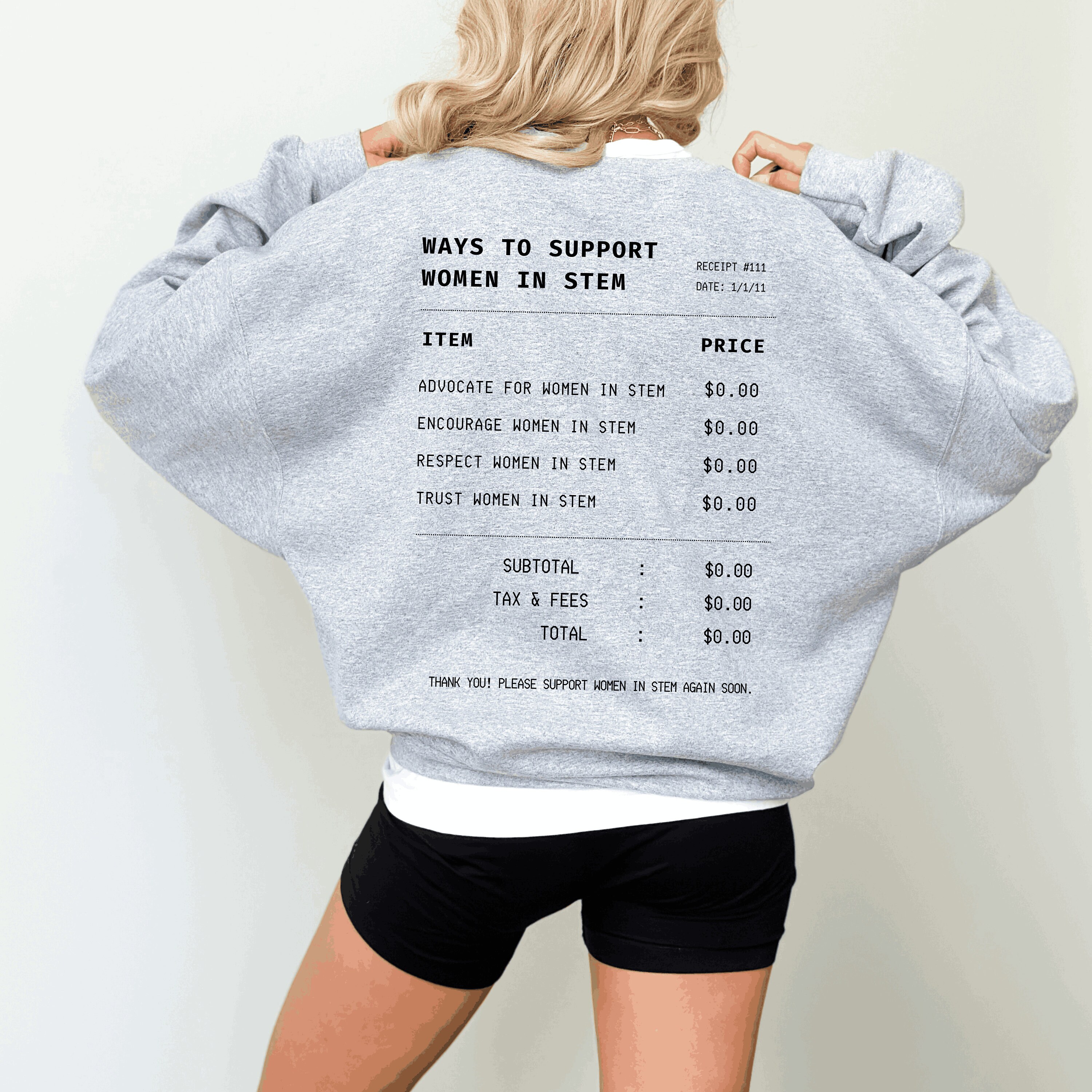 Women in STEM Shirt, STEM Major Gift, Female Engineer Sweatshirt, Girls ...