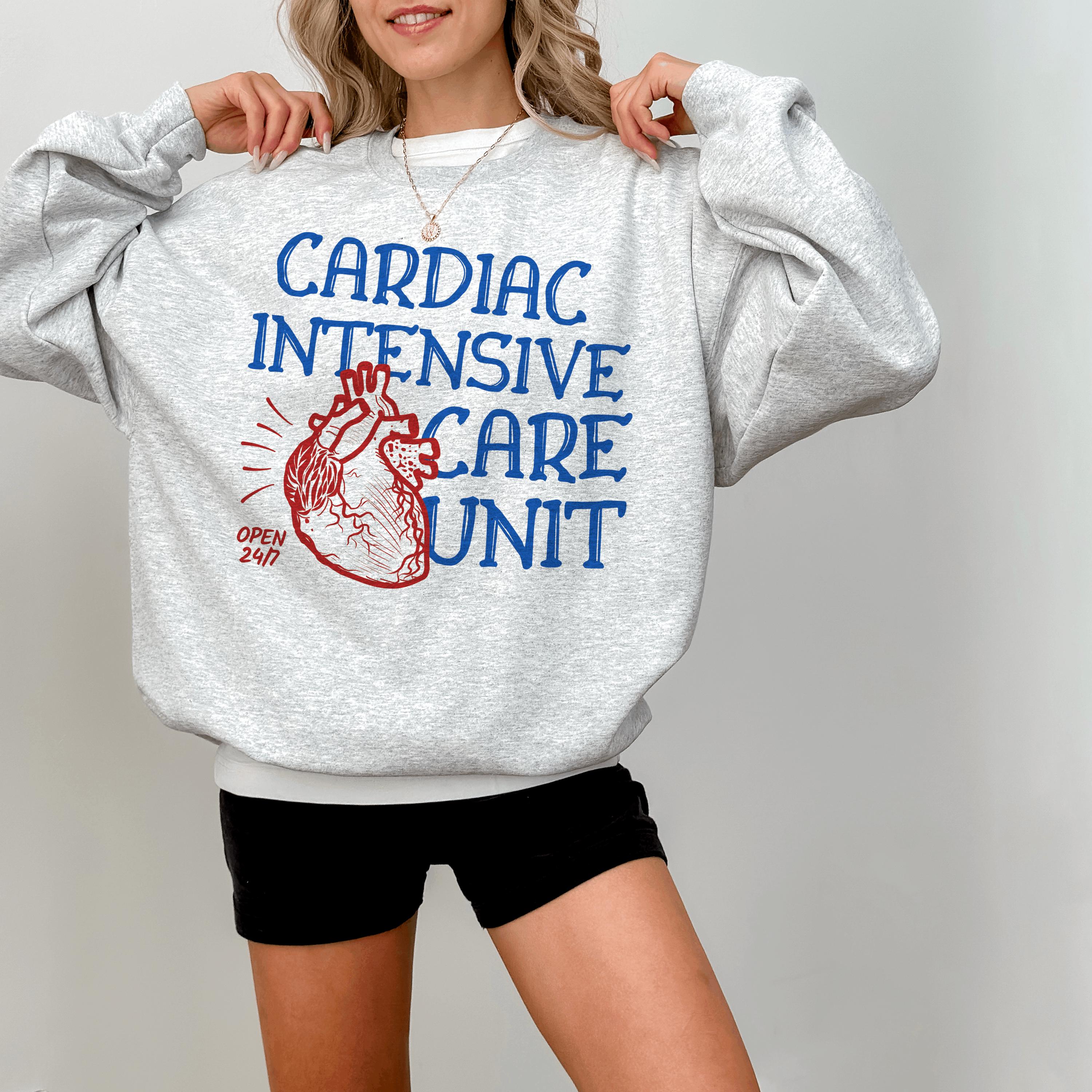 Cardiac Intensive Care Unit Crewneck, CVICU Sweatshirt, Cardiac ICU ...