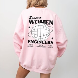 Engineer Crewneck, Women in STEM Shirt, Engineering Shirt, Baddies in ...