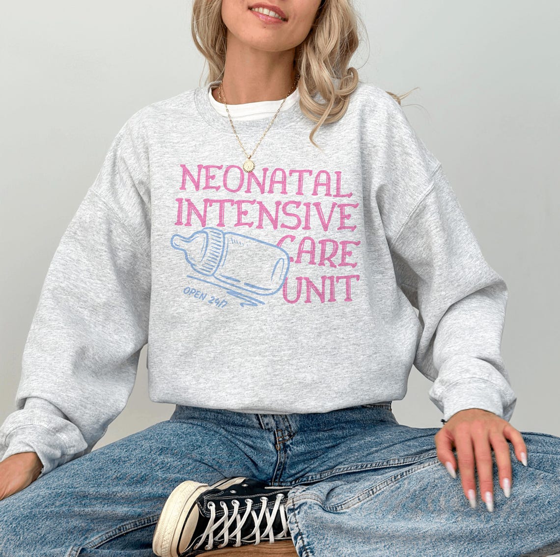 NICU Nurse Crewneck, Neonatal Intensive Care Unit Shirt, Nurse Jacket ...