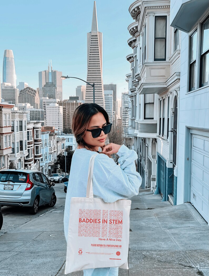 Baddies in STEM Tote Bag, Steminist Accessories, Women in STEM Gift ...
