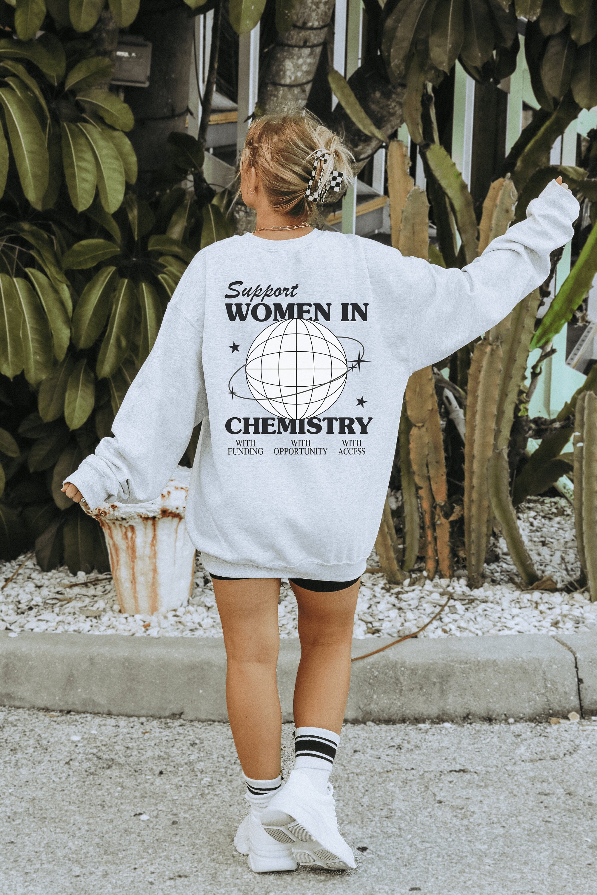 Women in Chemistry Shirt, Baddies in STEM Sweatshirt, Woman Scientist ...