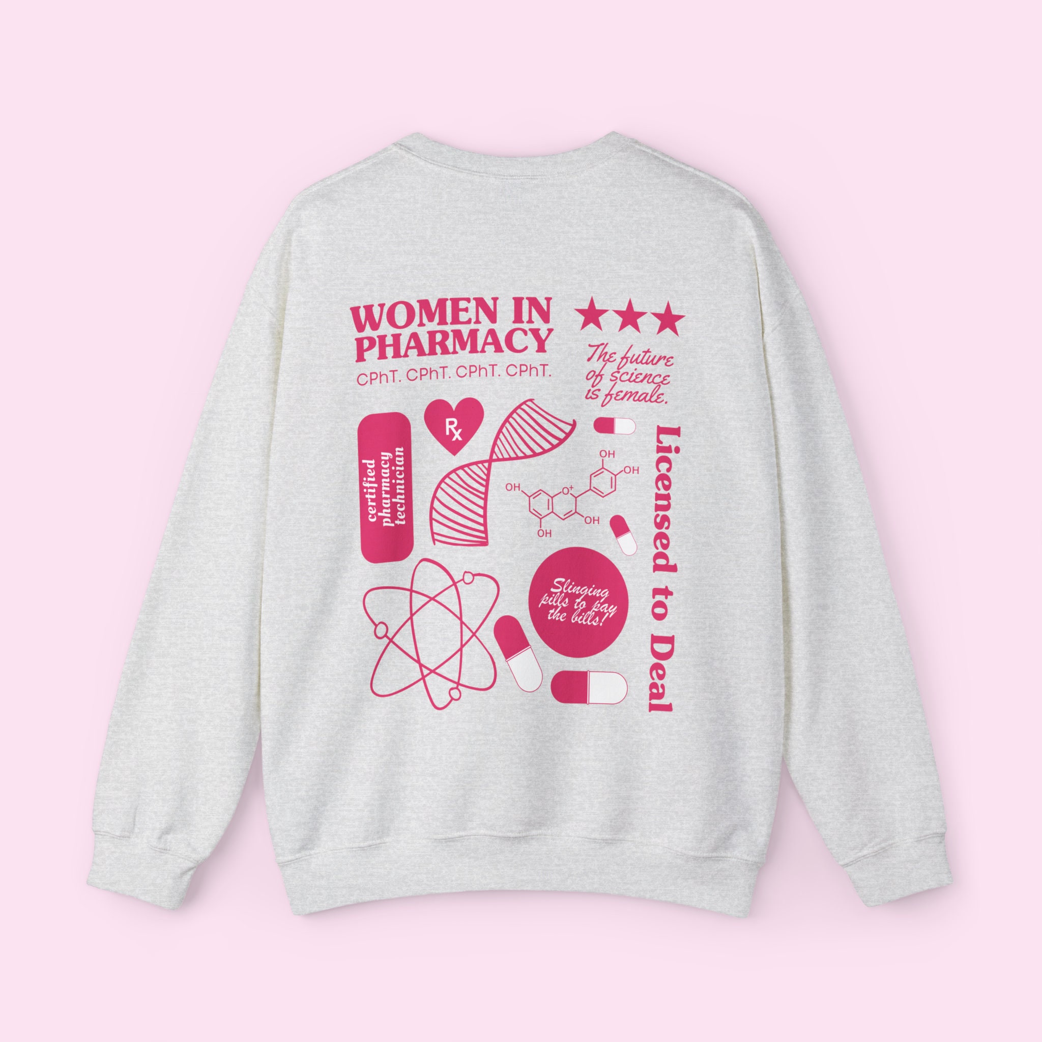 Pharmacy Technician Shirt, Cpht Gift, Pharmacist Valentine Sweatshirt ...