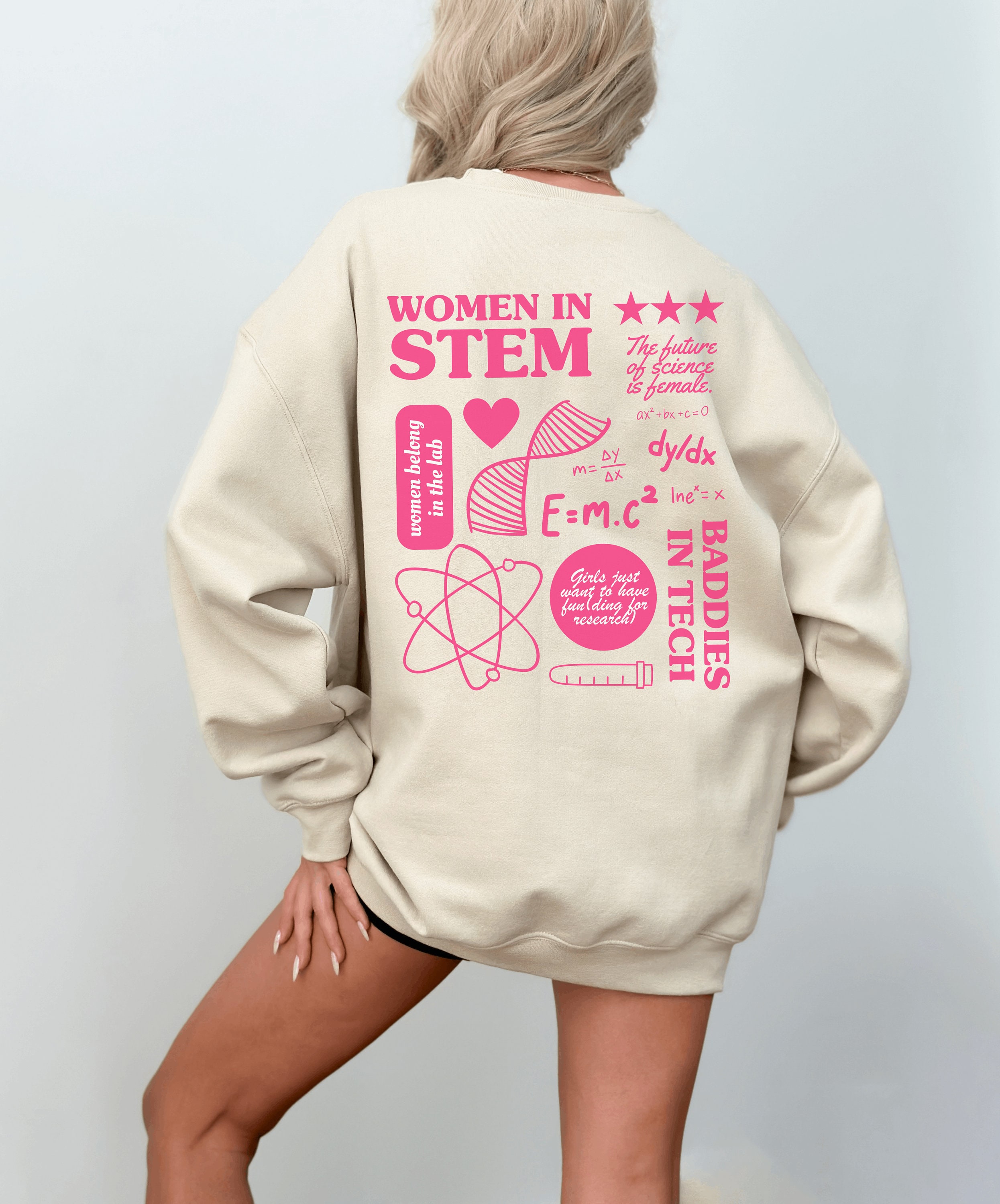 Women in STEM Shirt, STEM Major Gift, Female Engineer Sweatshirt, Girls ...